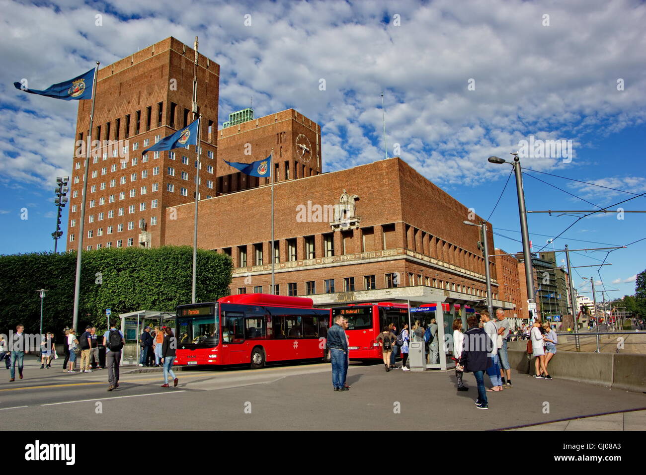 Oslo town hall exterior hi-res stock photography and images - Alamy
