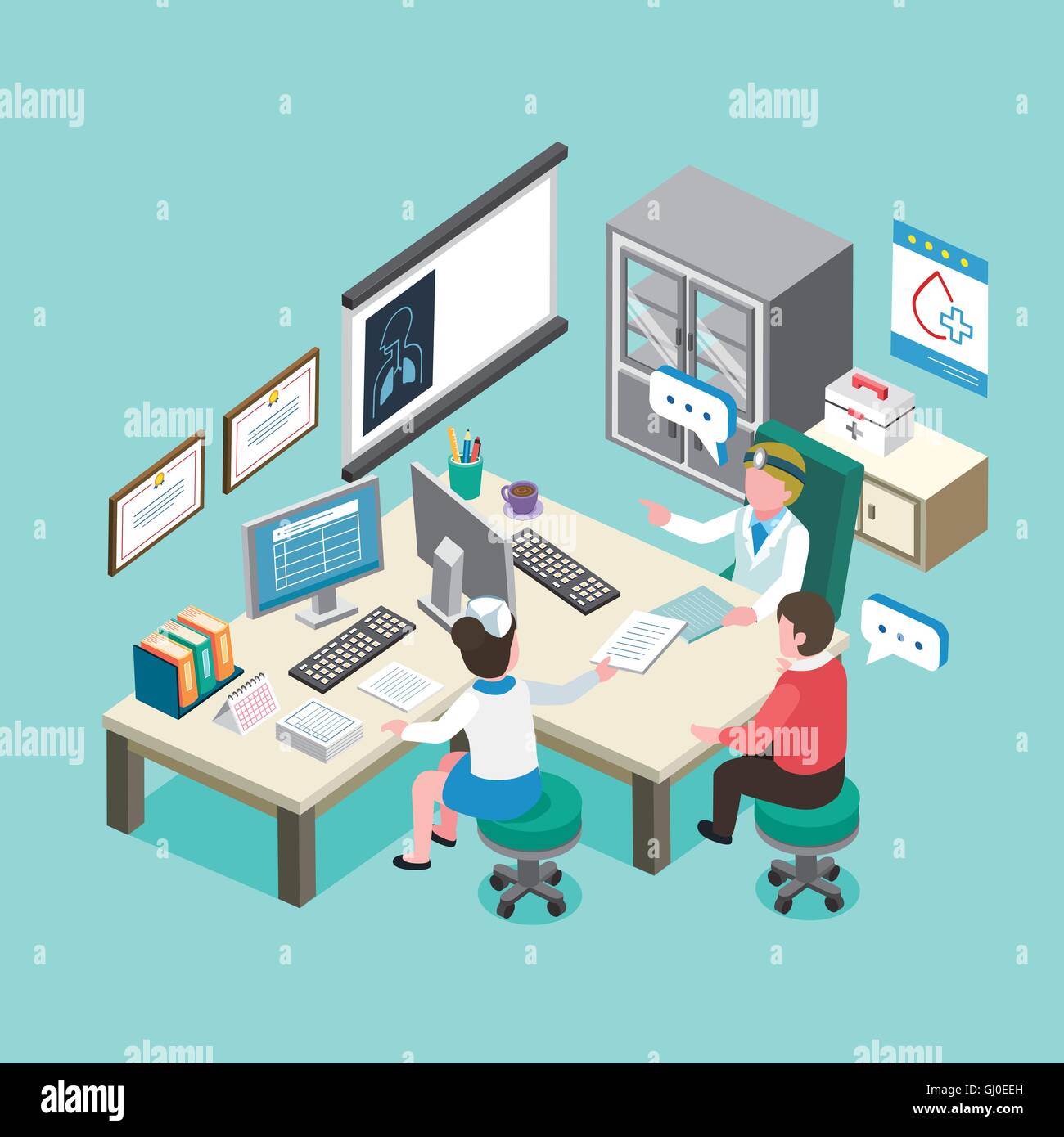 Outpatient hospital vector vectors hi-res stock photography and images ...