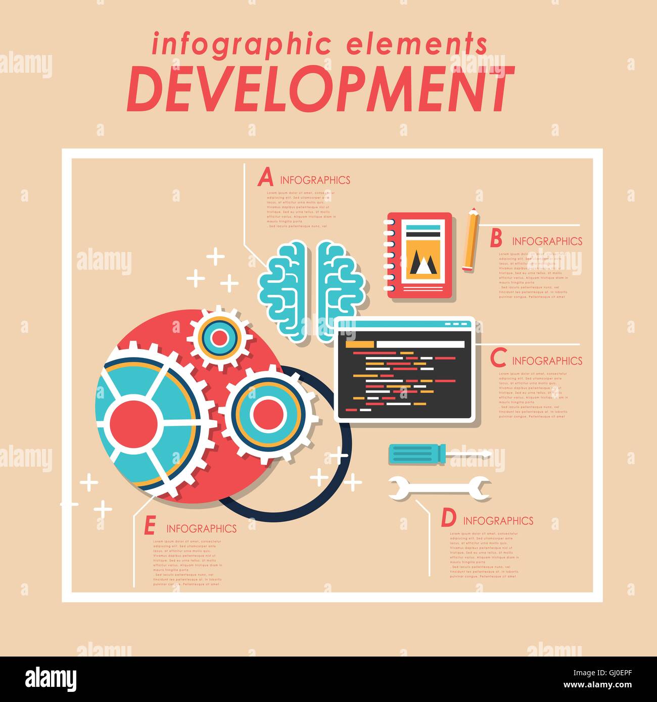 Web development concept Stock Vector Images - Alamy