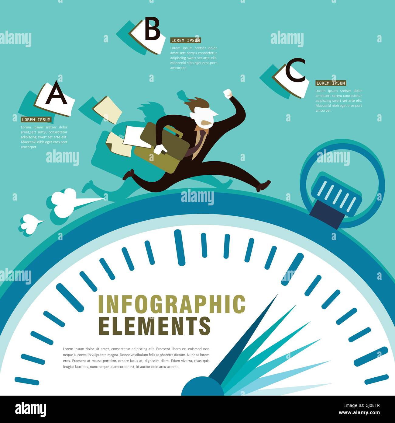 Time is money Stock Vector Images - Alamy