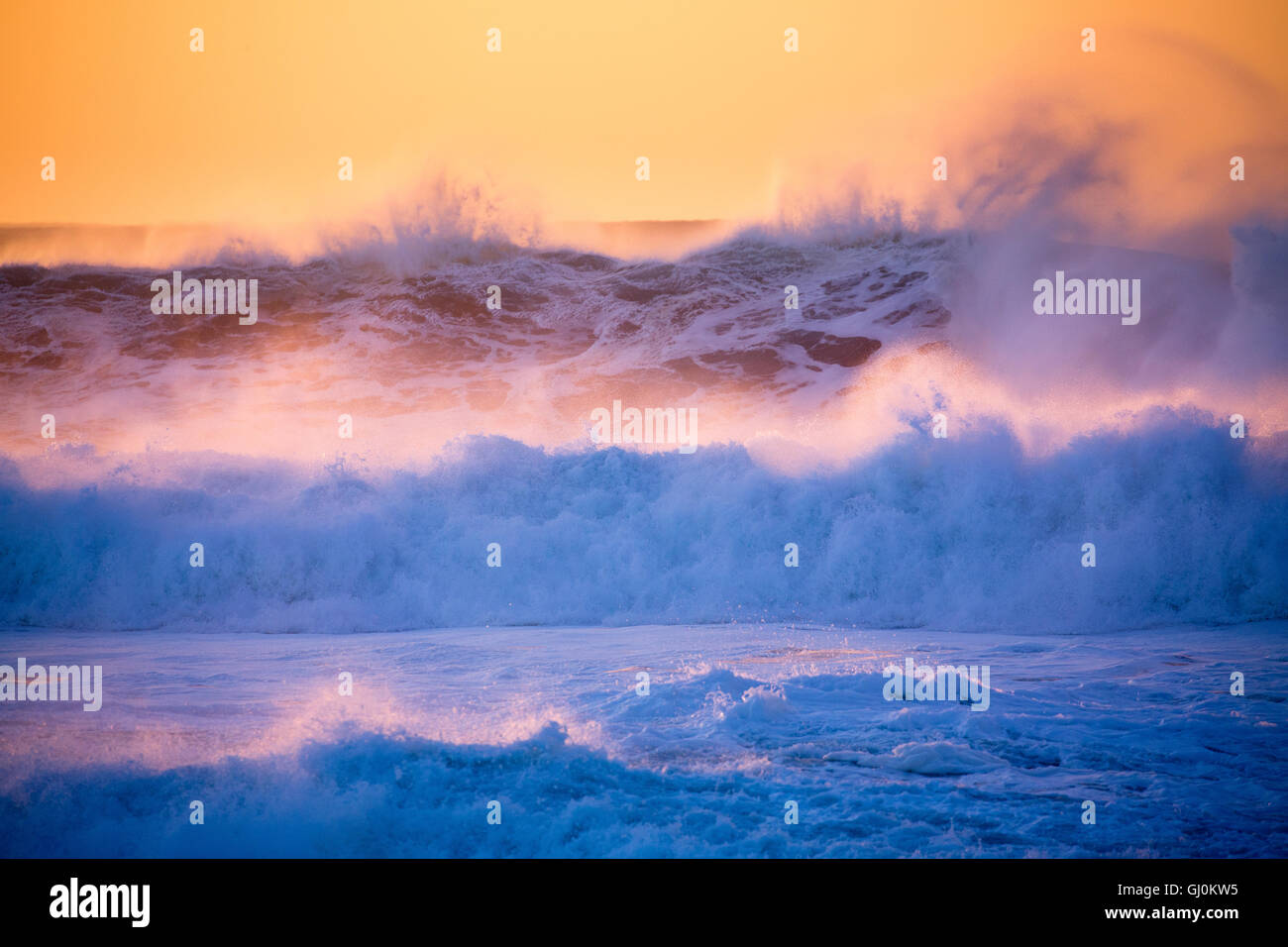 waves on the Reykjanes Peninsula, Iceland Stock Photo - Alamy