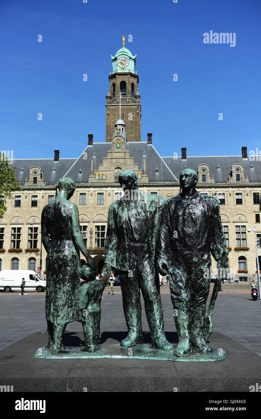 Rotterdam Stadhuis ( city hall ) - One of the only building to survive ...
