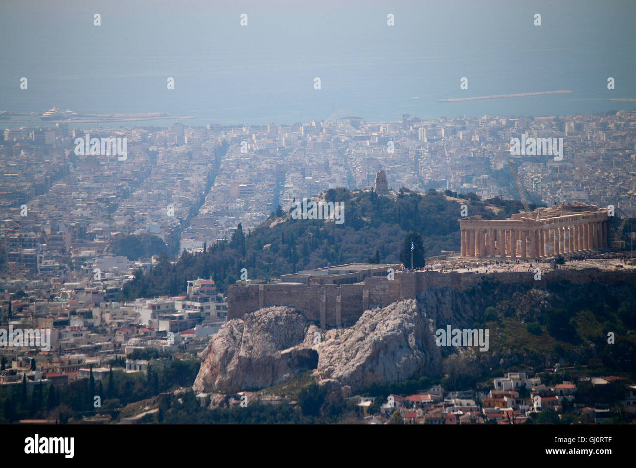 Athen luftbild hi-res stock photography and images - Alamy