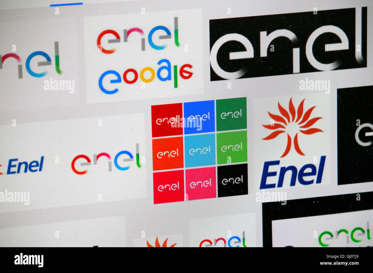 Enel logo hi-res stock photography and images - Alamy