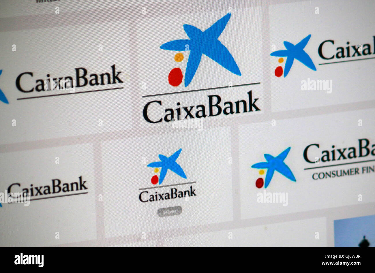 Caixa bank logo hi-res stock photography and images - Alamy