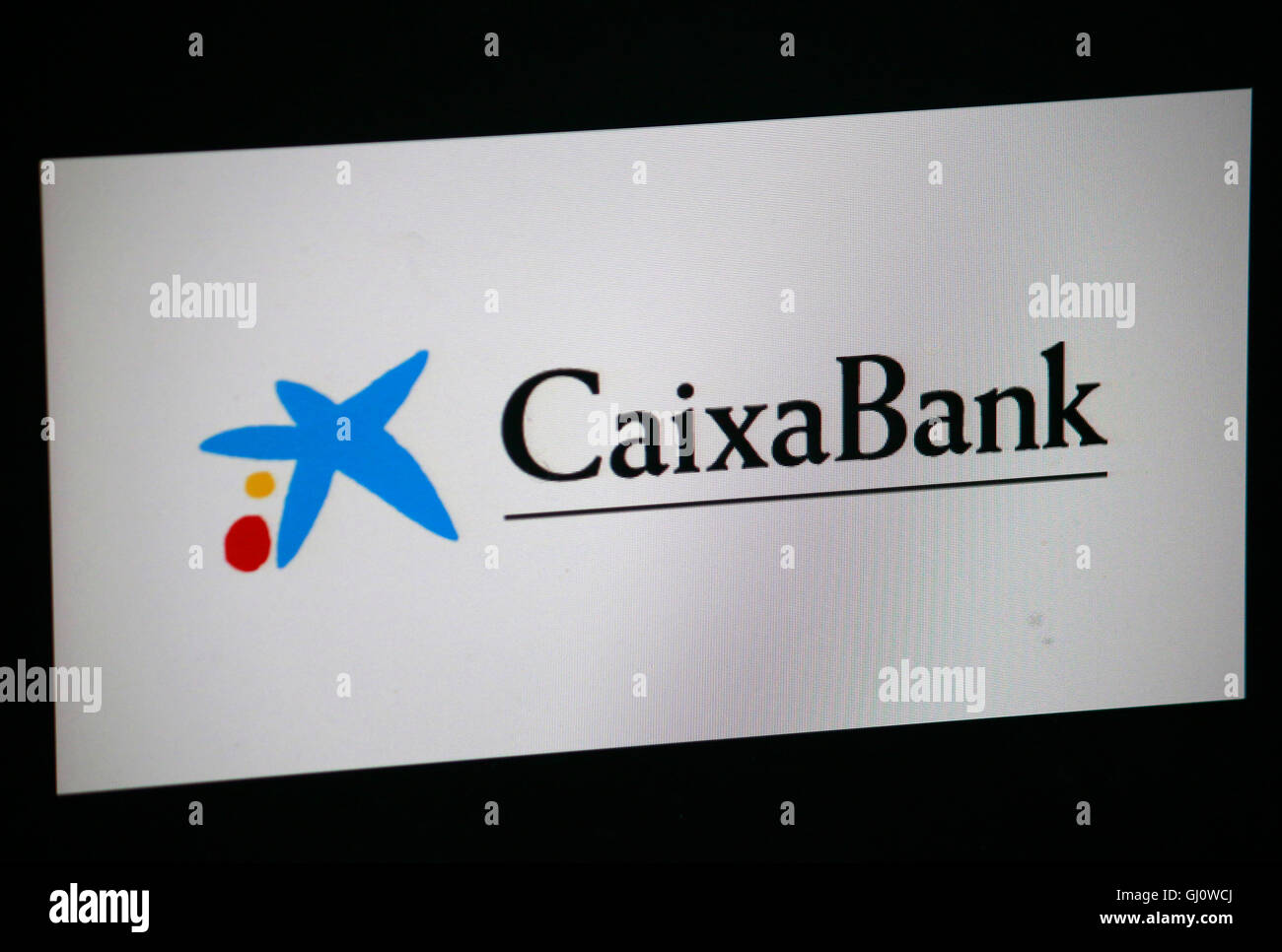 Caixa bank logo hi-res stock photography and images - Alamy