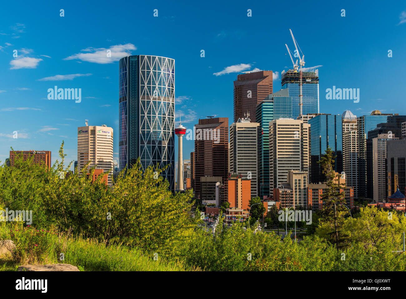 Calgary skyline hi-res stock photography and images - Alamy