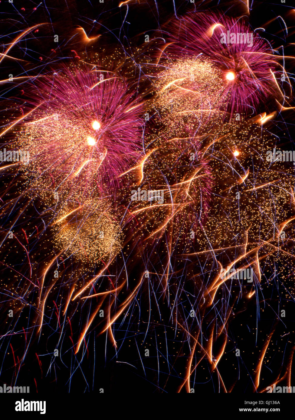 Fireworks display by Pyrotecnico from the USA Stock Photo - Alamy