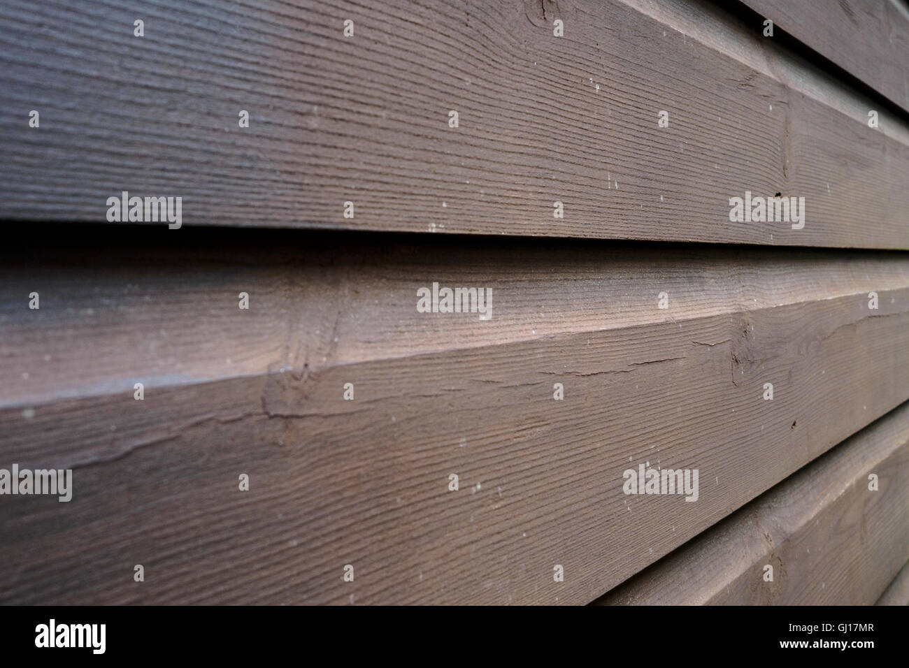 Angled view of wooden panelled wall Stock Photo - Alamy