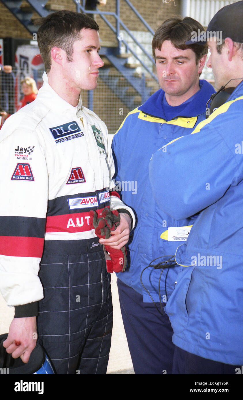 British F3 driver Jamie Spence, Donington Park 1998 Stock Photo - Alamy