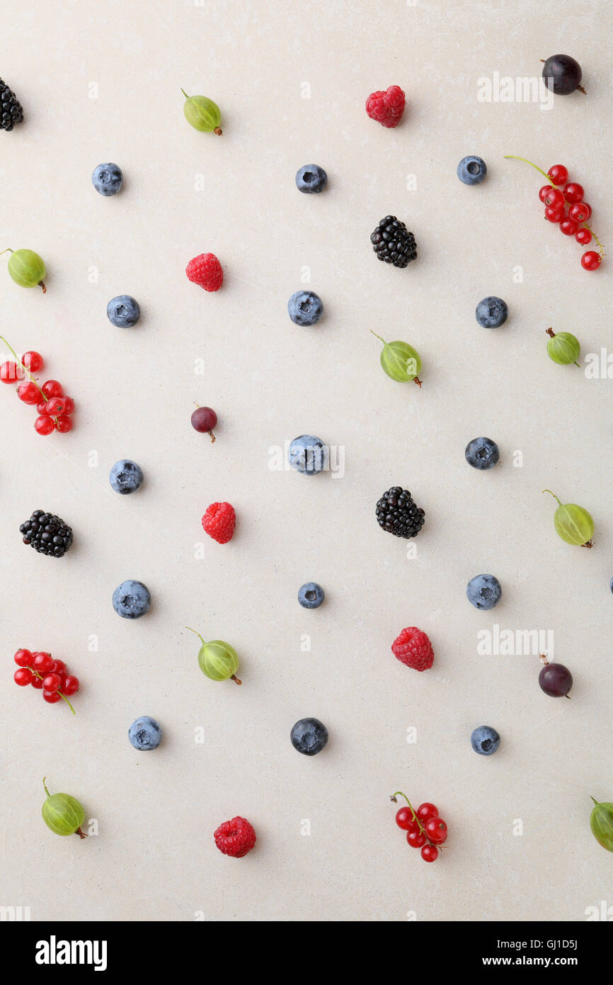 Fresh summer berries background. Healthy food above Stock Photo - Alamy