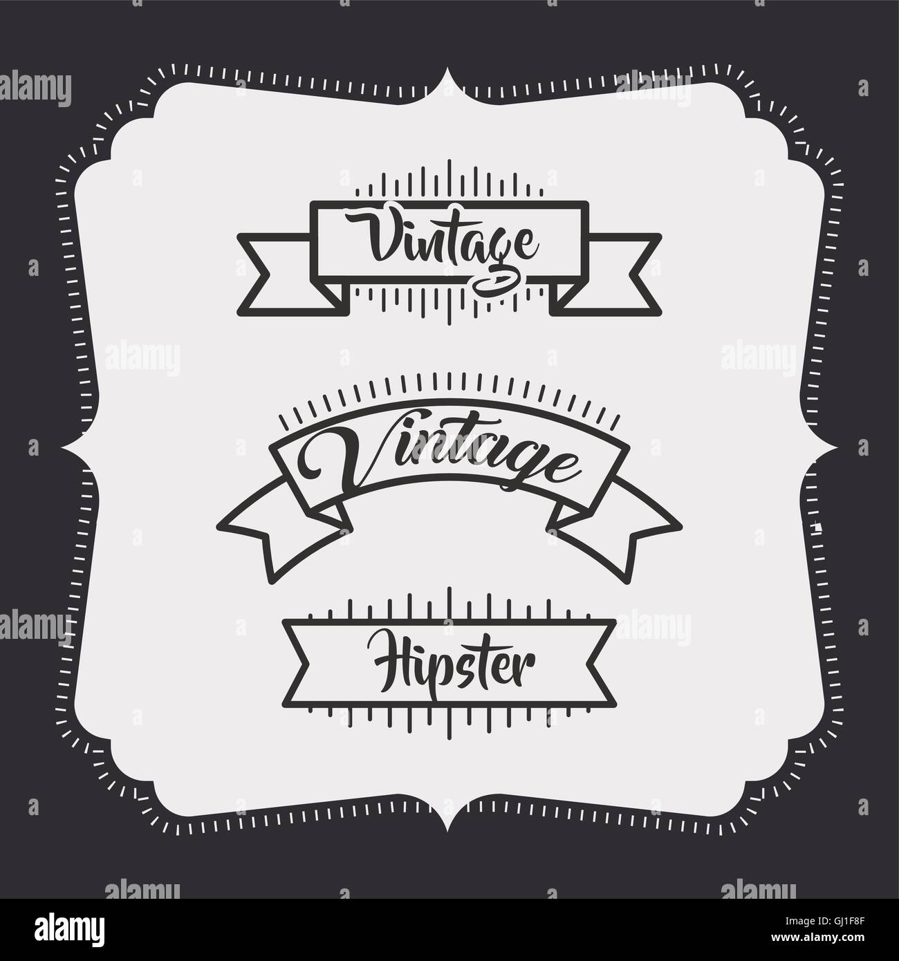 frame retro style icon, isolated icon design Stock Vector Image & Art ...