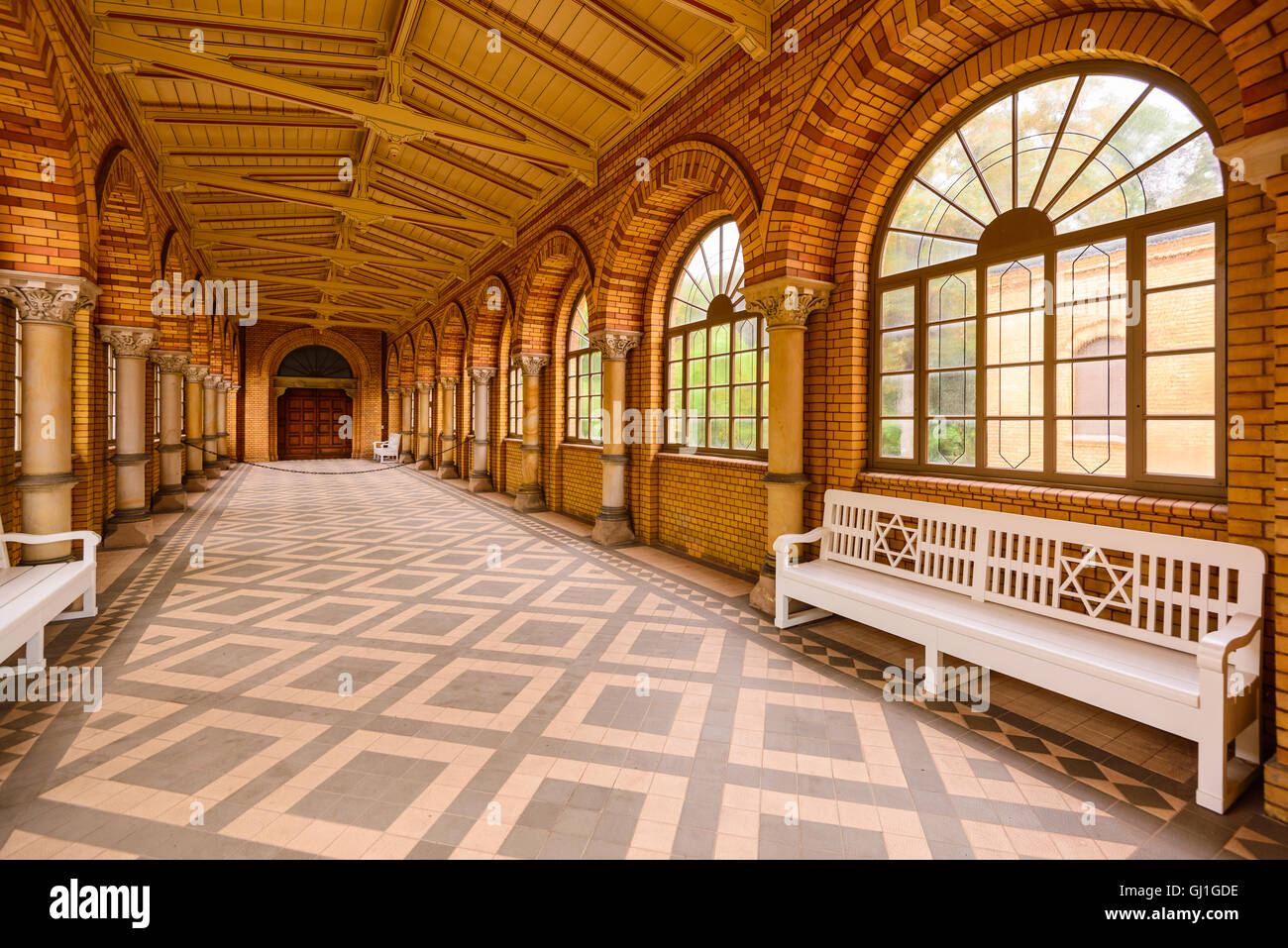 The Weissensee Jewish Cemetery entrance in Berlin, Germany Stock Photo ...