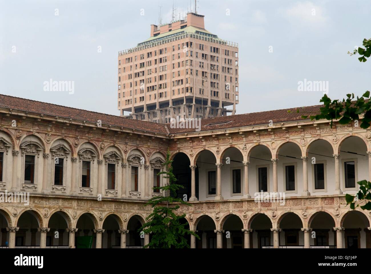 State University in Milan (Italy Stock Photo - Alamy