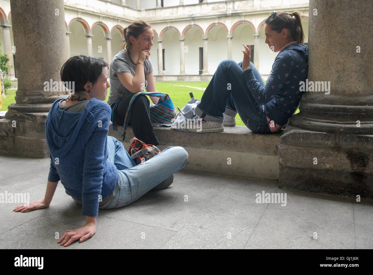 State University in Milan (Italy Stock Photo - Alamy