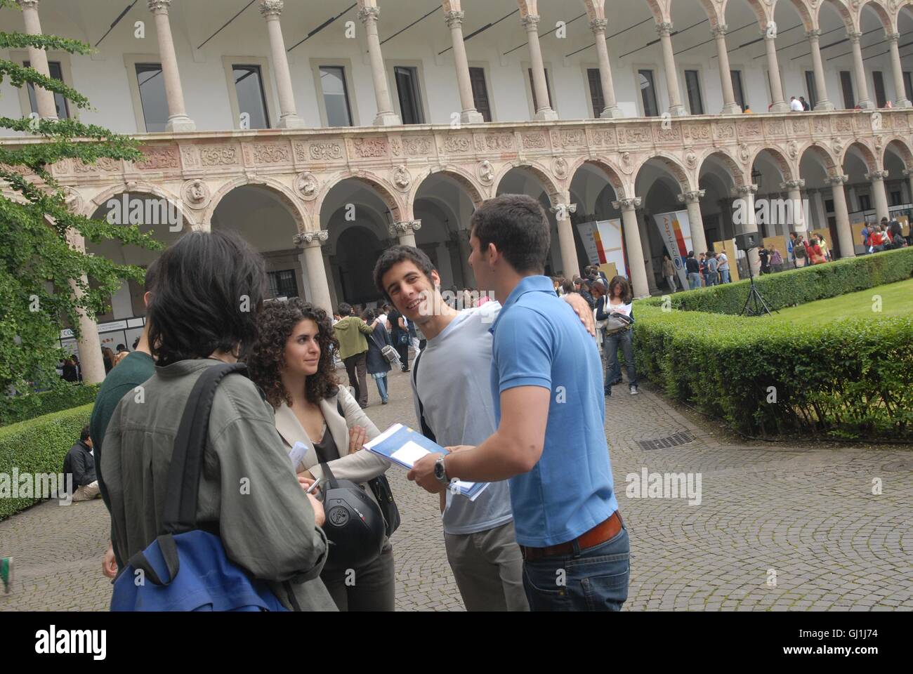 State University in Milan (Italy Stock Photo - Alamy