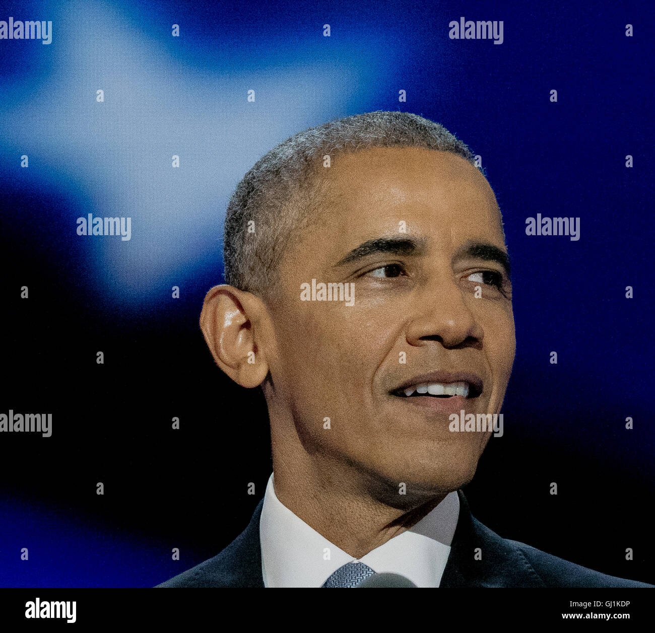 Philadelphia, Pennsylvania, USA,27th July, 2016 President Barak Obama ...