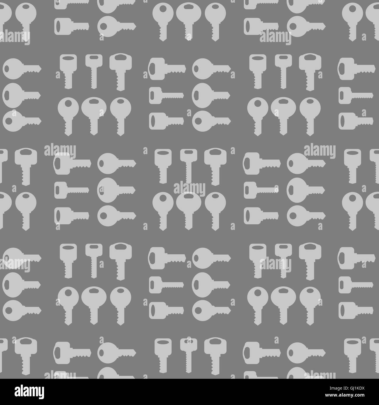 Metallic Keys Isolated on Grey Background Stock Vector Image & Art - Alamy