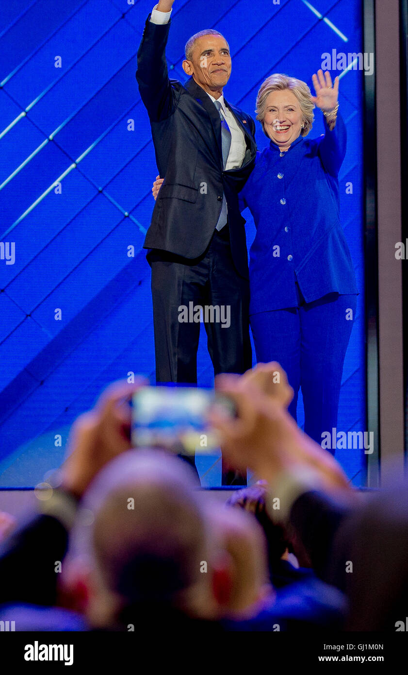 Philadelphia, Pennsylvania, USA, 27th July , 2016 President Barak Obama ...