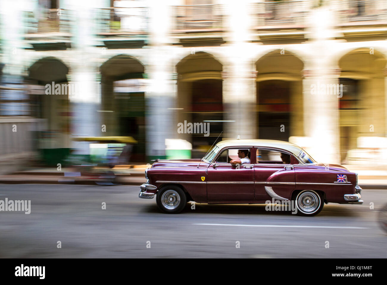 Maroon vintage car hi-res stock photography and images - Alamy