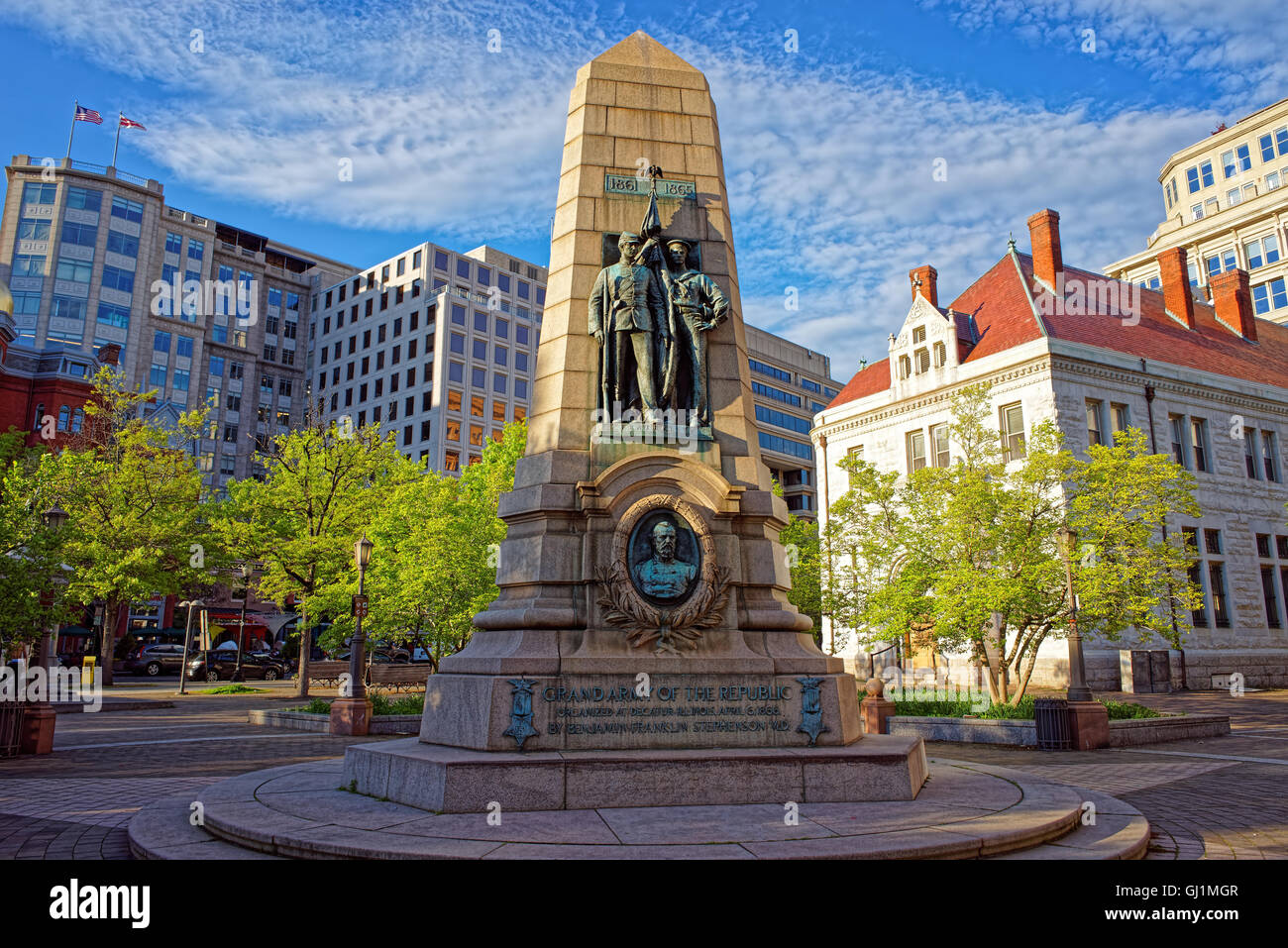 Stephenson Grand Army of the Republic Memorial is located in the ...