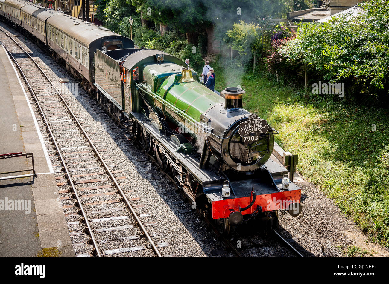 A Driving Experience Course special steam train on the Gloucestershire ...