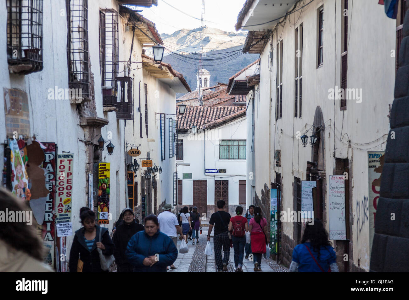 Typical Historical Buildings Cusco, Peru Stock Photo - Alamy
