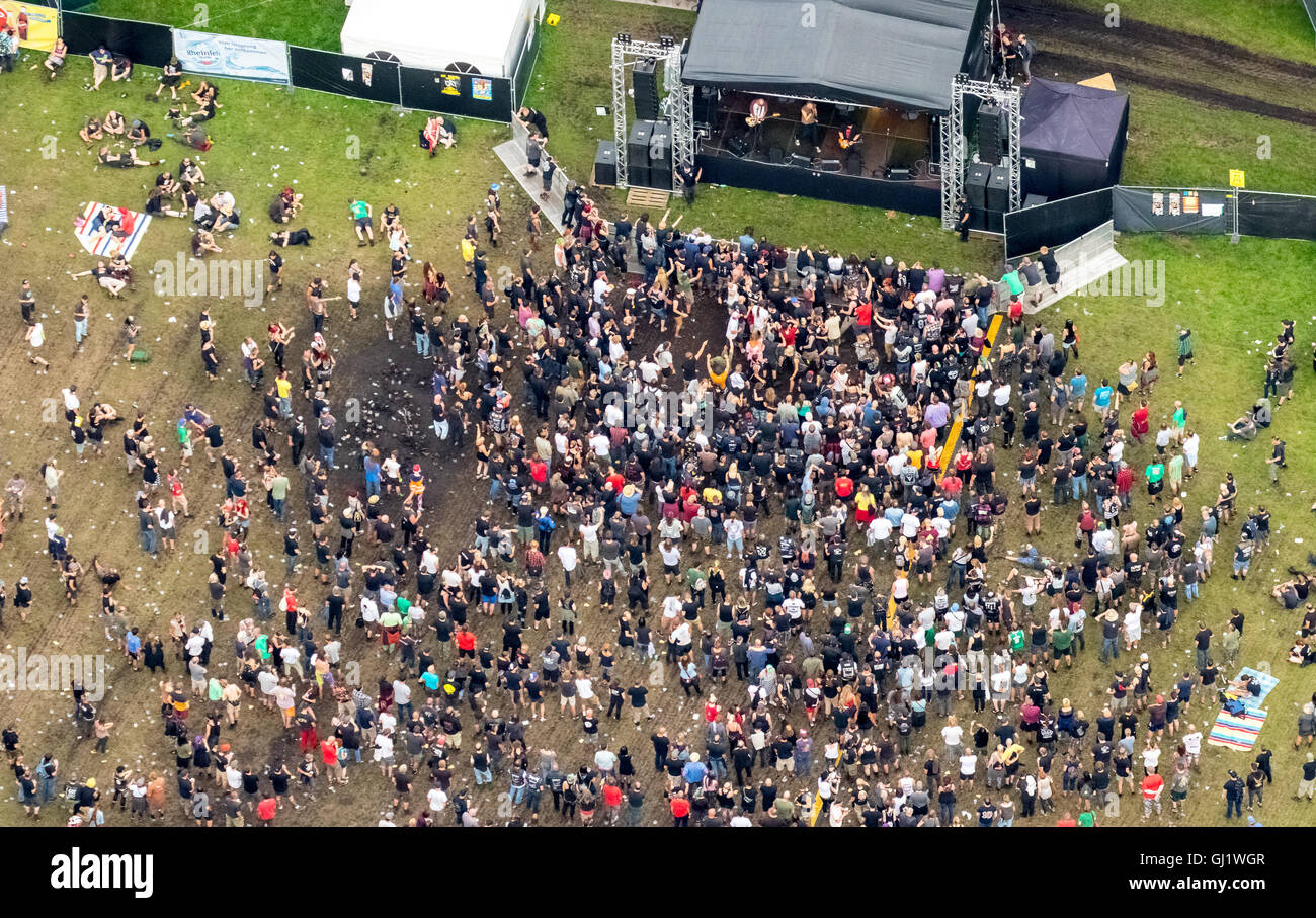 Aerial view, Ruhrpott Rodeo, stages, Punk Festival, Music Festival on ...