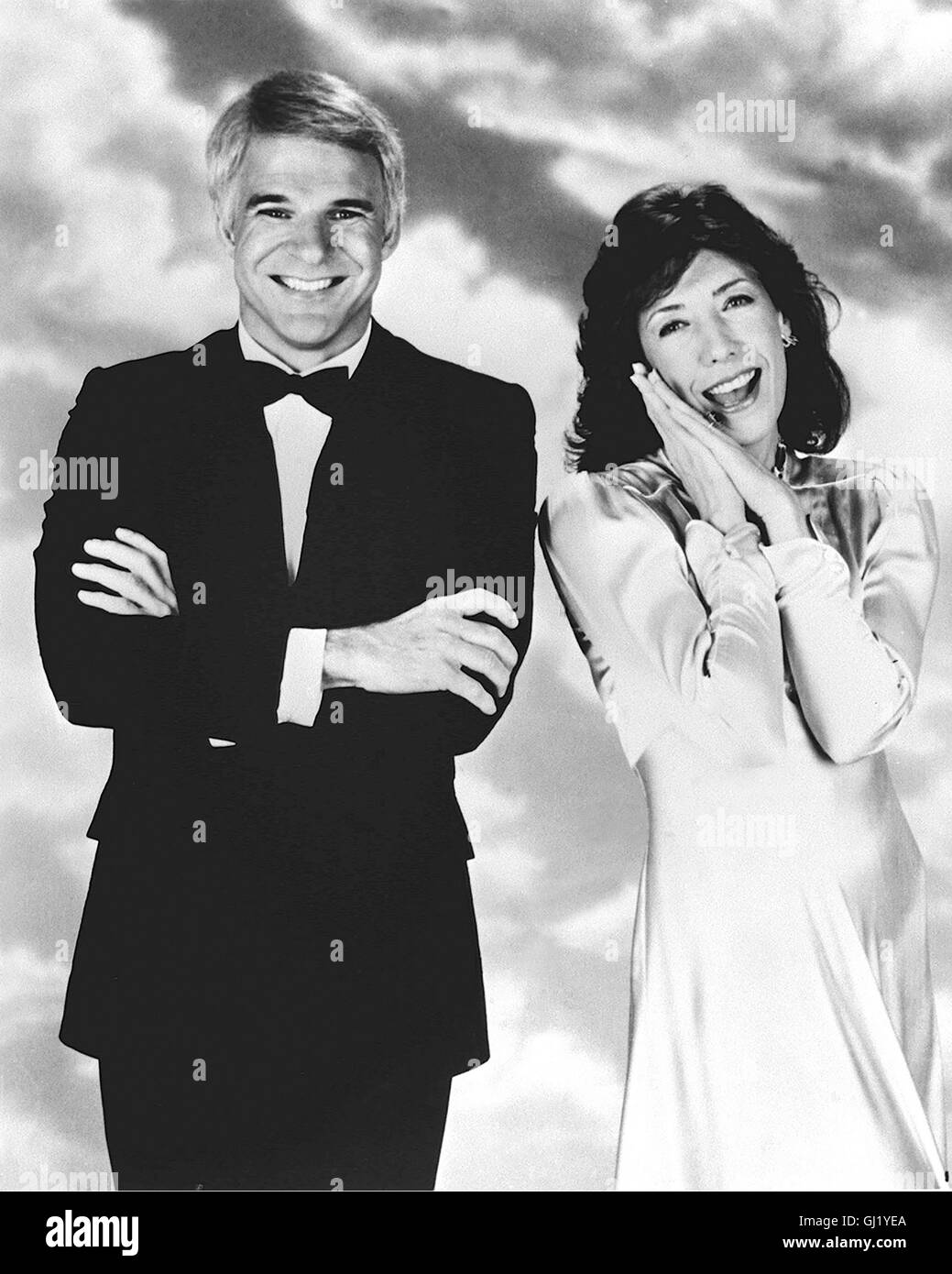 Lily tomlin and steve martin Black and White Stock Photos & Images - Alamy