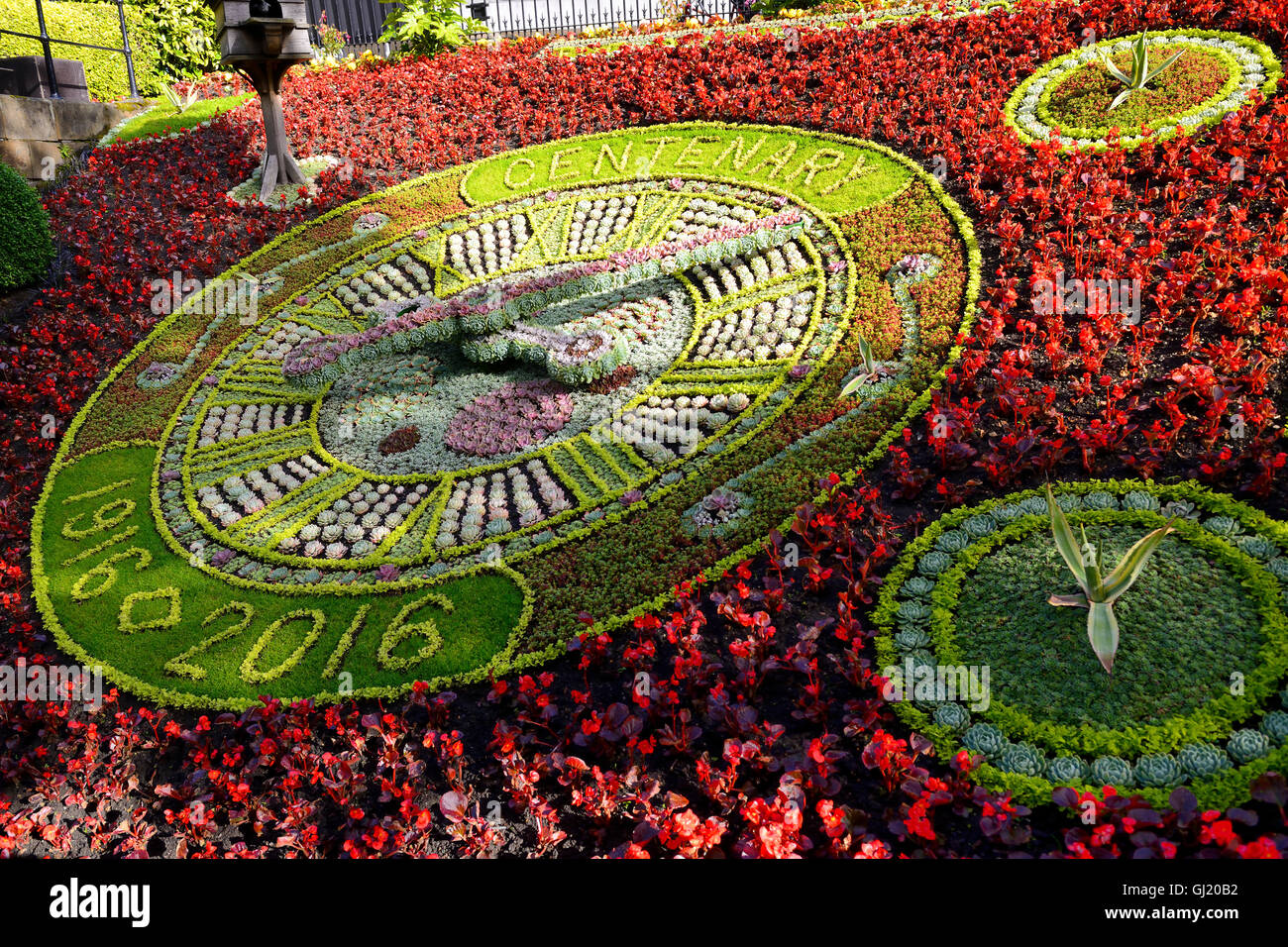 Floral clock europe hi-res stock photography and images - Alamy