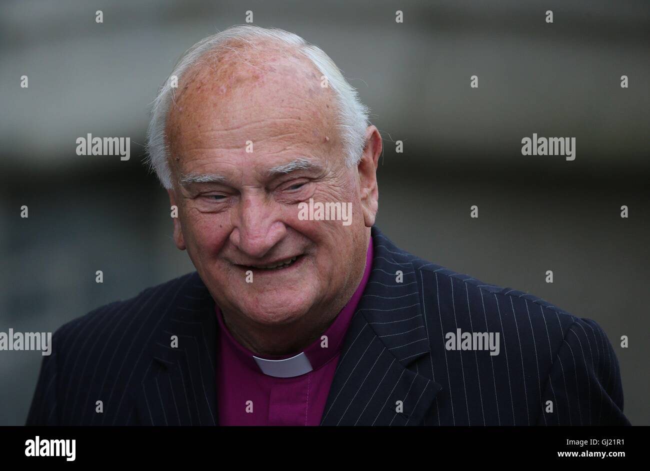 Former Church of Ireland Primate Dr Robin Eames attends the funeral of ...