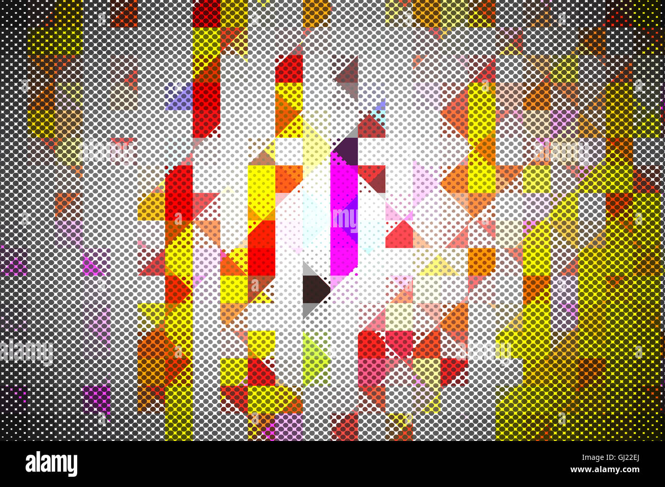 abstract orange color background with square pattern Stock Photo - Alamy