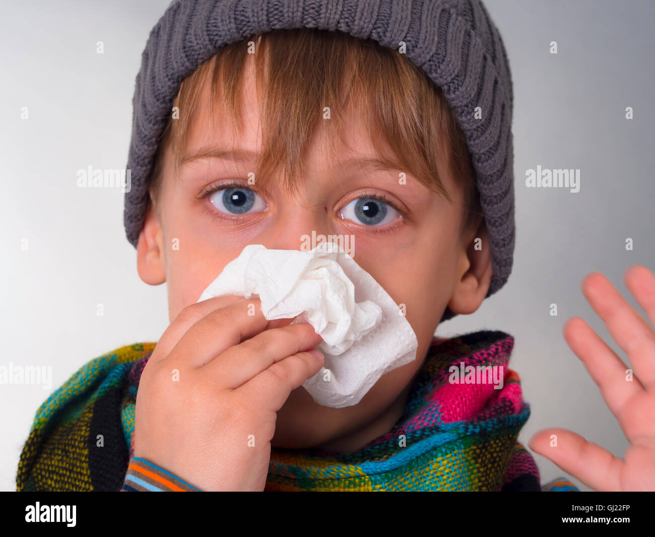 Wiping Nose With Hand