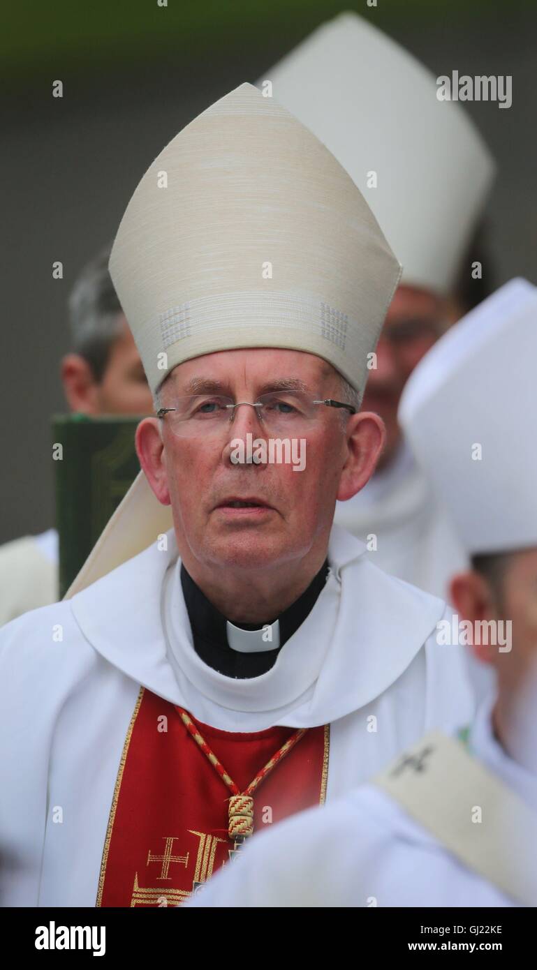 Cardinal Sean Brady attends the funeral of Dr Edward Daly at St Eugene ...