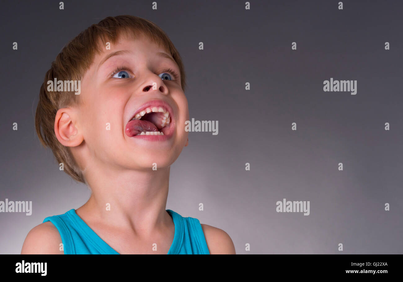 portrait of a cute boy Stock Photo - Alamy