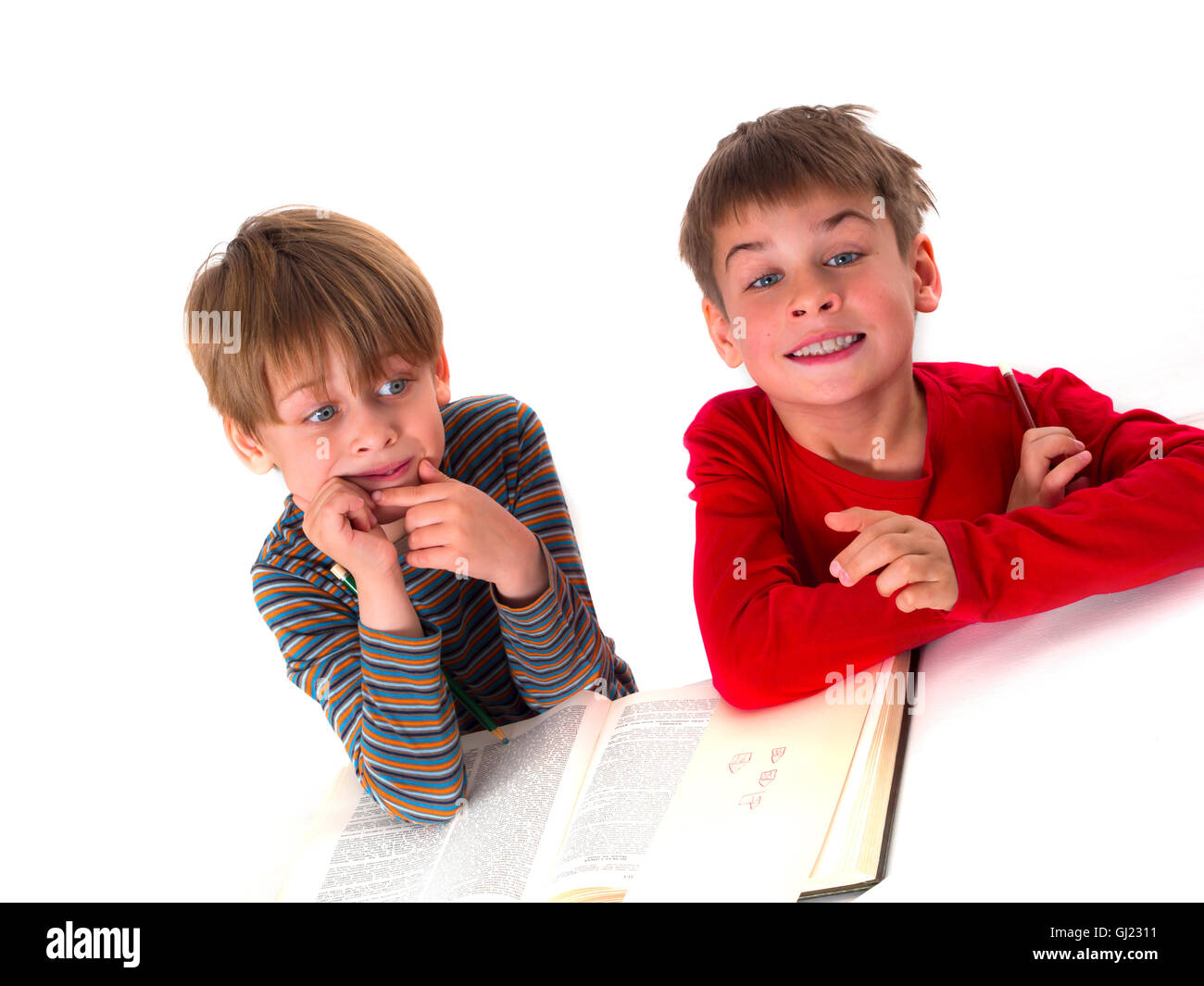 Boys study hi-res stock photography and images - Alamy