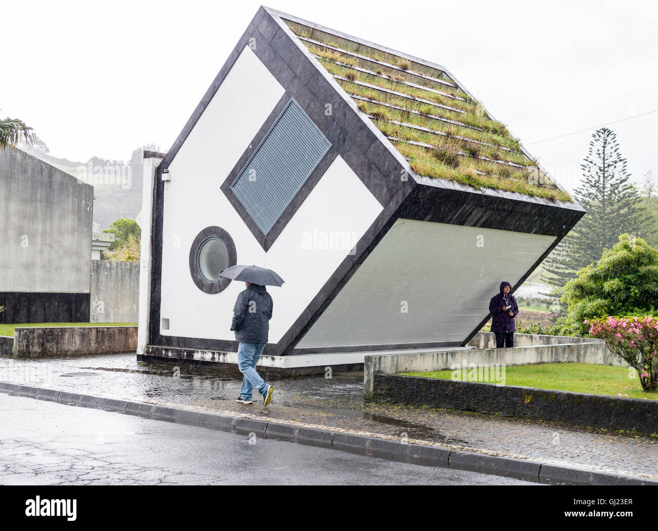 Inverted V Shaped House