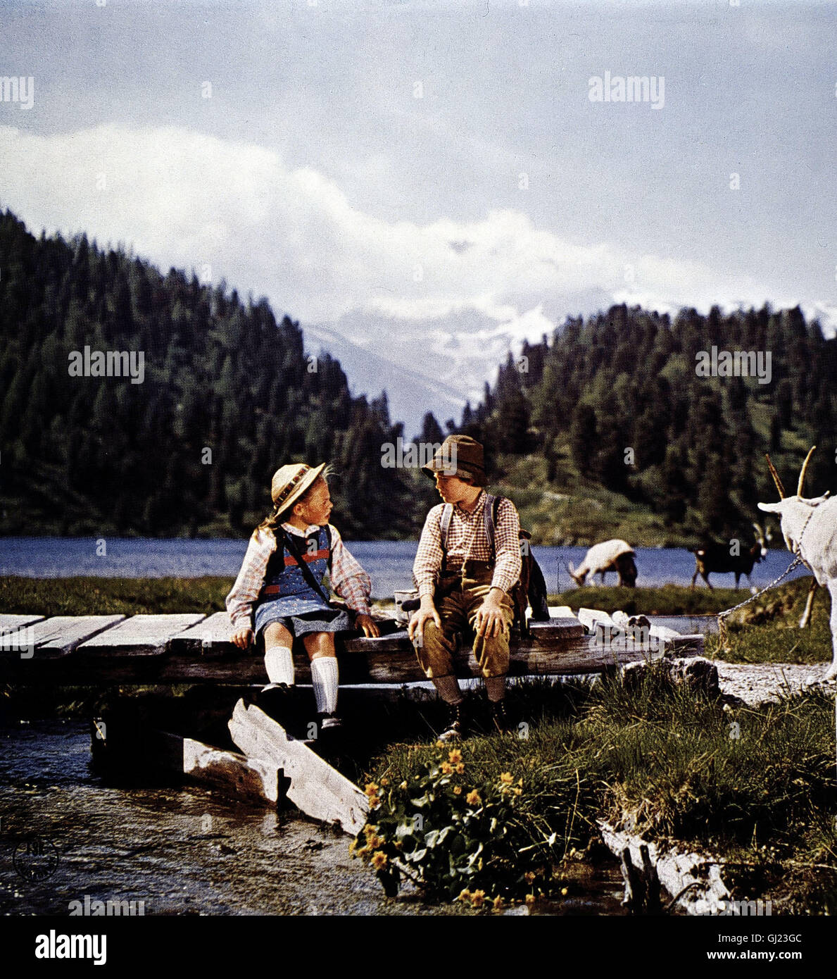 HEIDI Österreich, 1965, Regie: Werner Jacobs Singhammer, Eva Maria ...