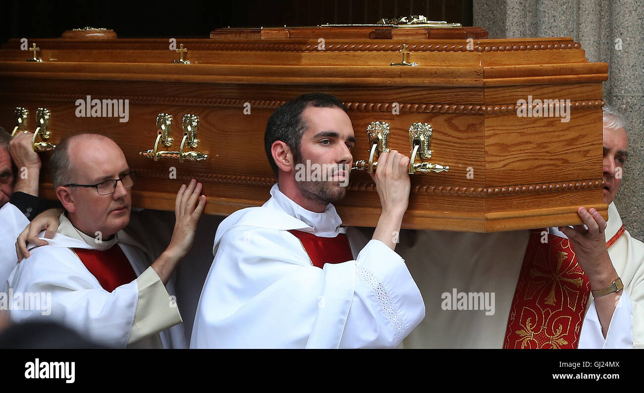 The funeral of Dr Edward Daly takes place at St Eugene's Cathedral in ...