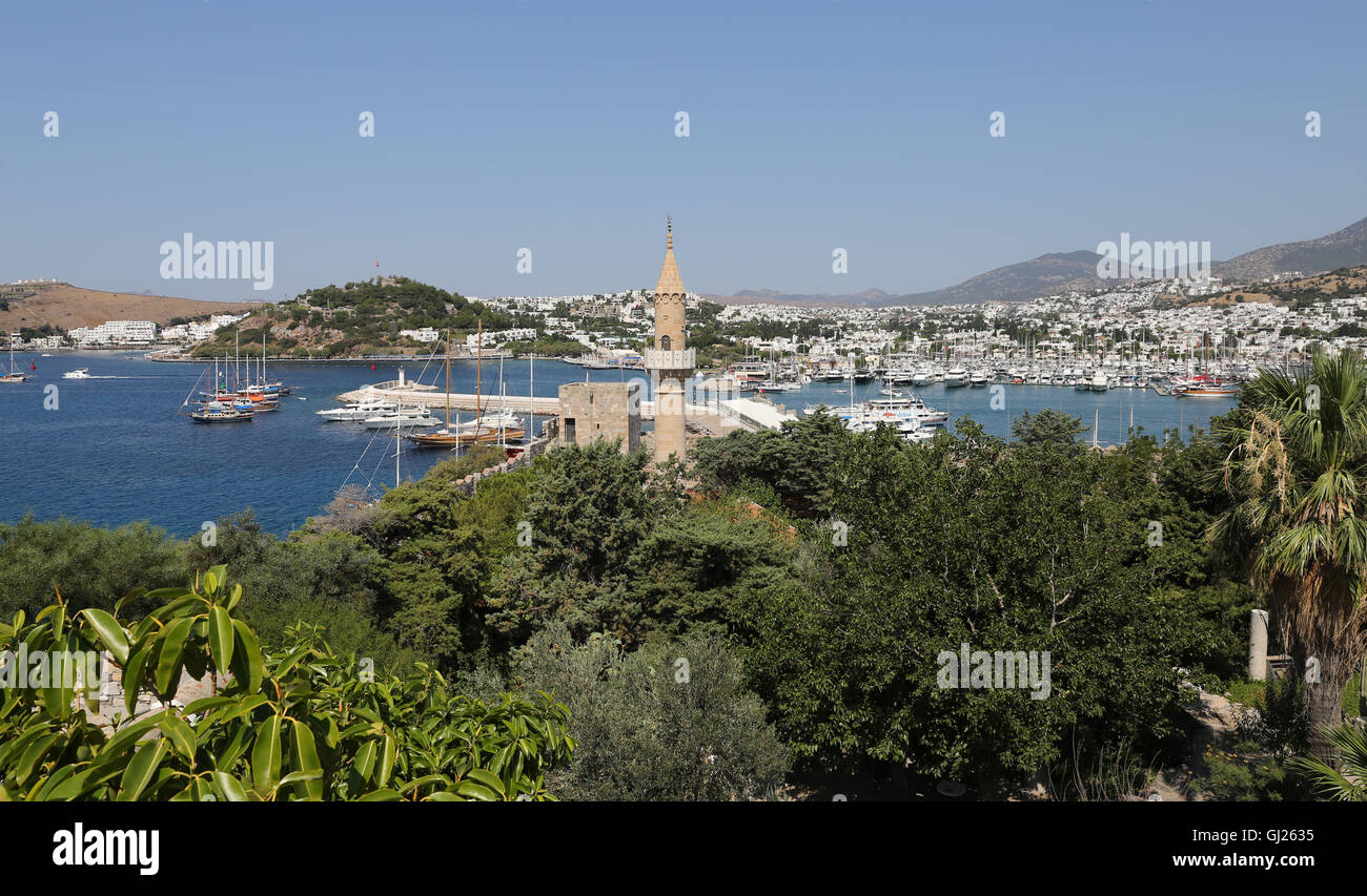 Bodrum Town in Mugla City, Aegean Turkey Stock Photo - Alamy