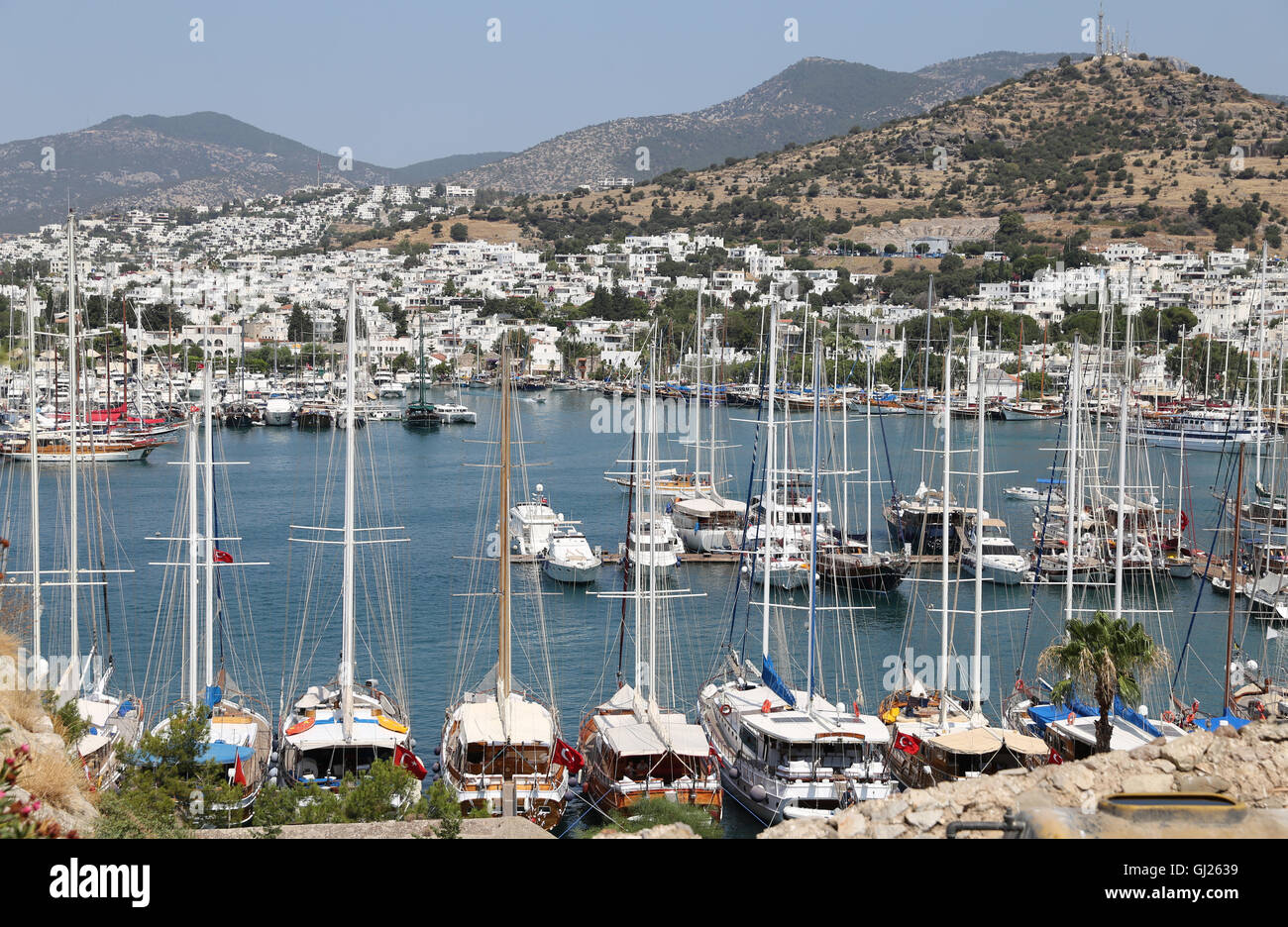 Bodrum Town in Mugla City, Aegean Turkey Stock Photo - Alamy