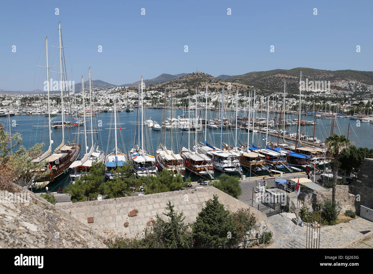 Bodrum Town in Mugla City, Aegean Turkey Stock Photo - Alamy