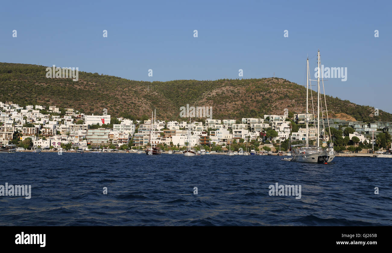 Bodrum Town in Mugla City, Aegean Turkey Stock Photo - Alamy