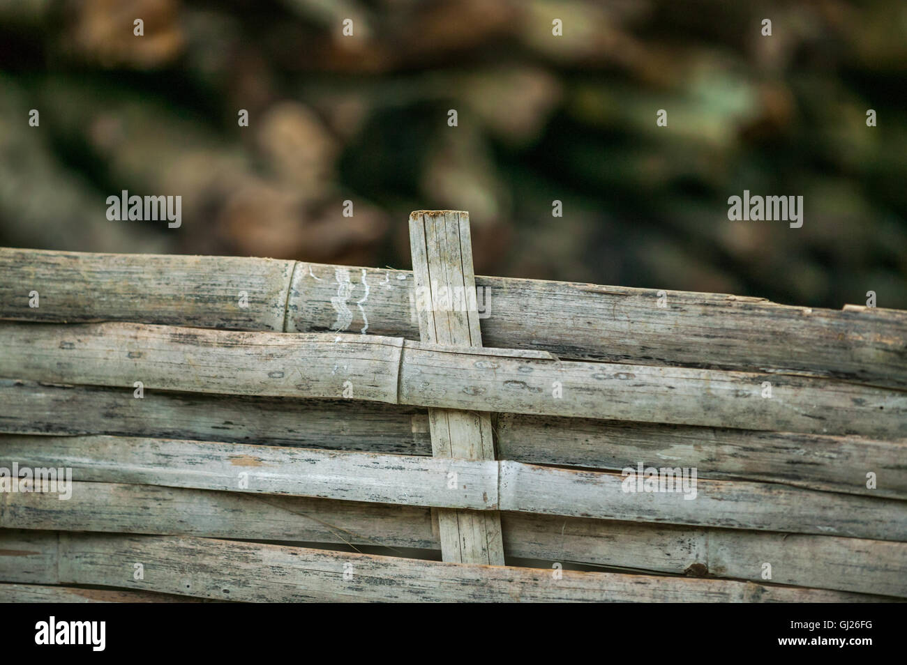 Bamboo fencing thailand hi-res stock photography and images - Alamy
