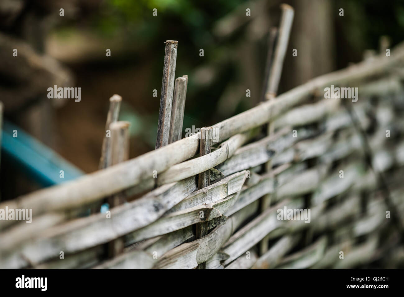Bamboo fencing thailand hi-res stock photography and images - Alamy