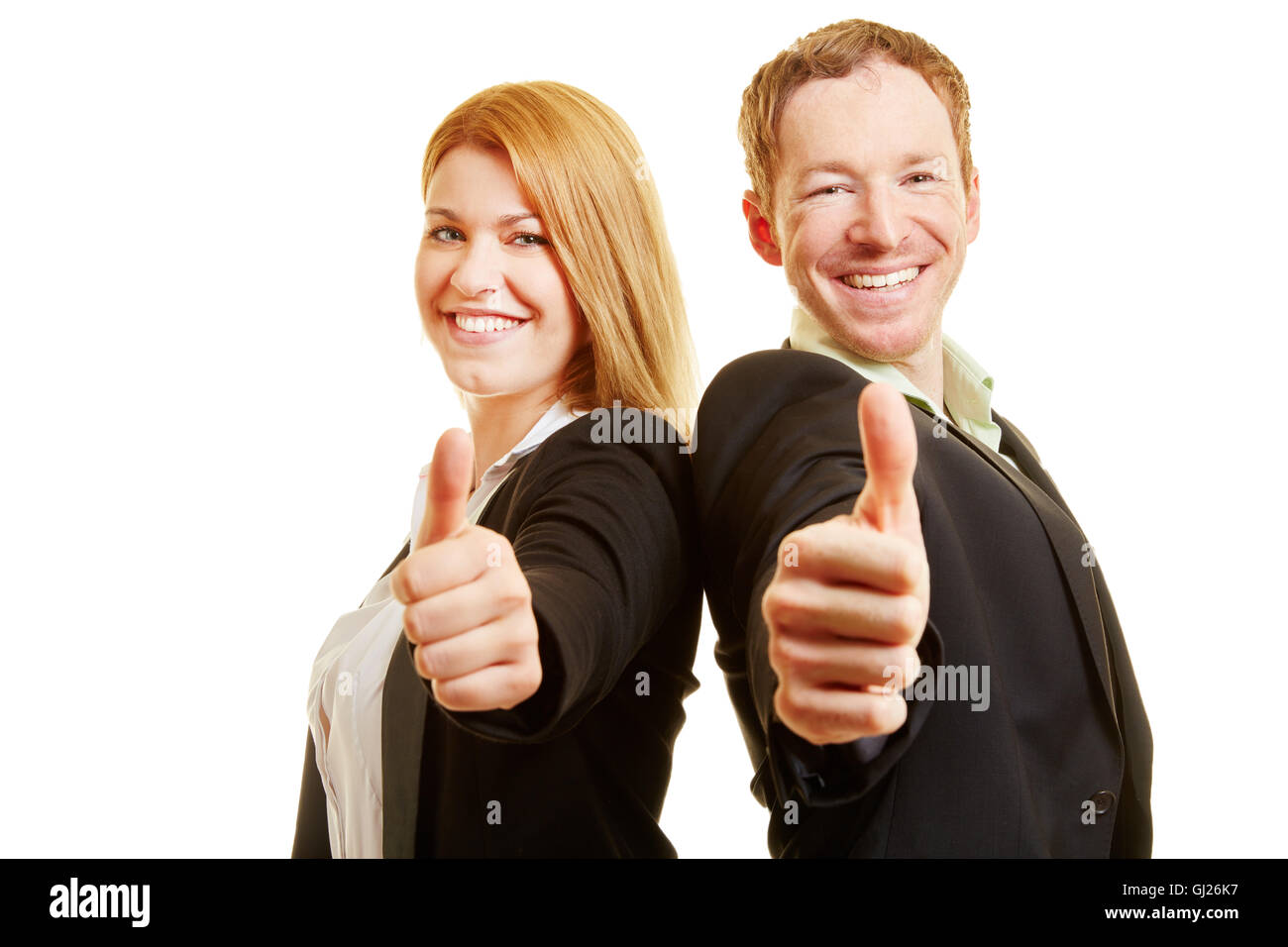 Business thumbs up hi-res stock photography and images - Alamy