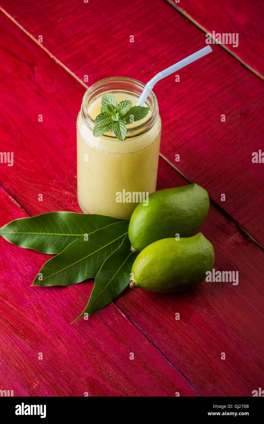 Aam Panna or Salted Green Mano Juice or green kairi panha or kairi ...