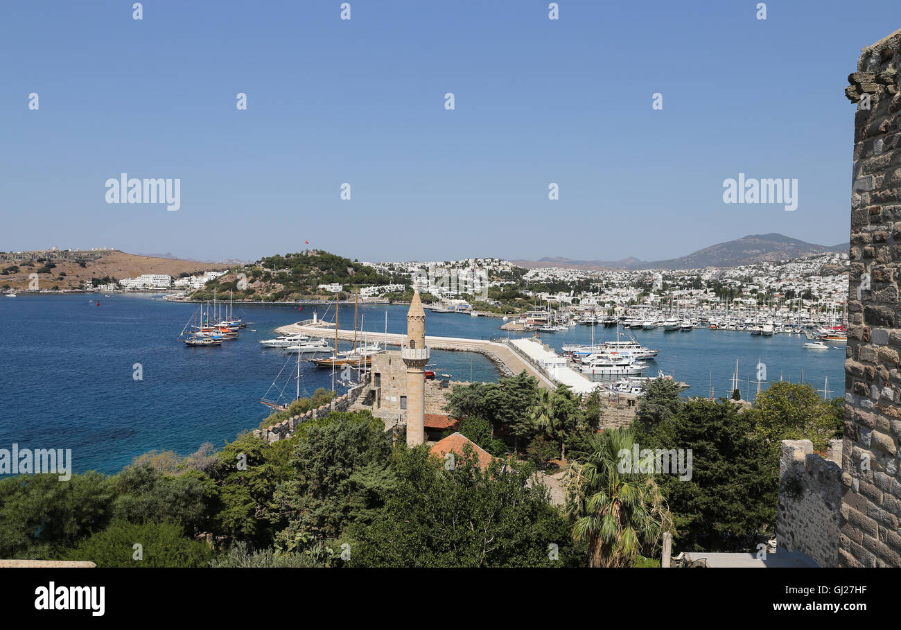 Bodrum Town in Mugla City, Aegean Turkey Stock Photo - Alamy