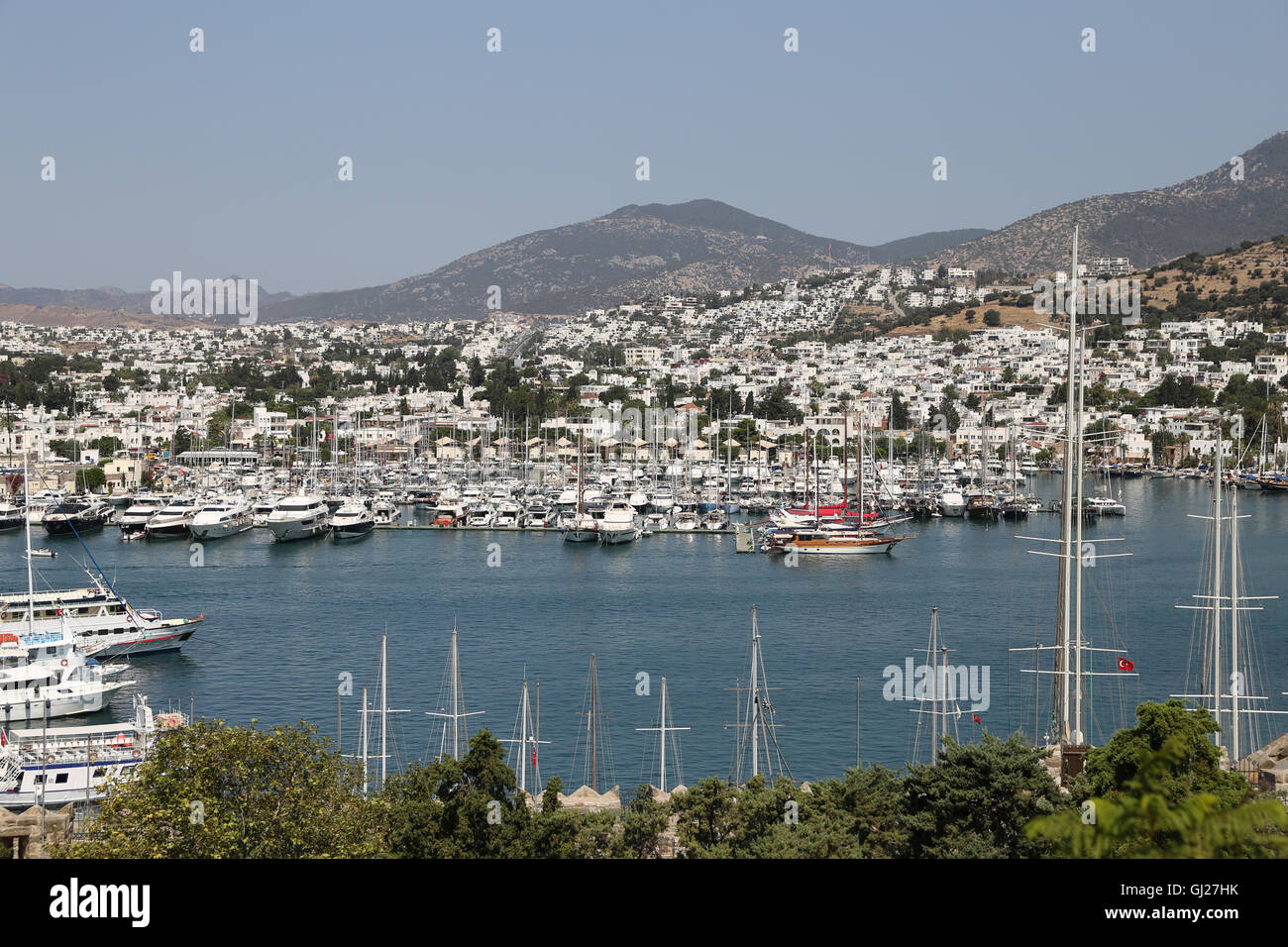 Bodrum Town in Mugla City, Aegean Turkey Stock Photo - Alamy
