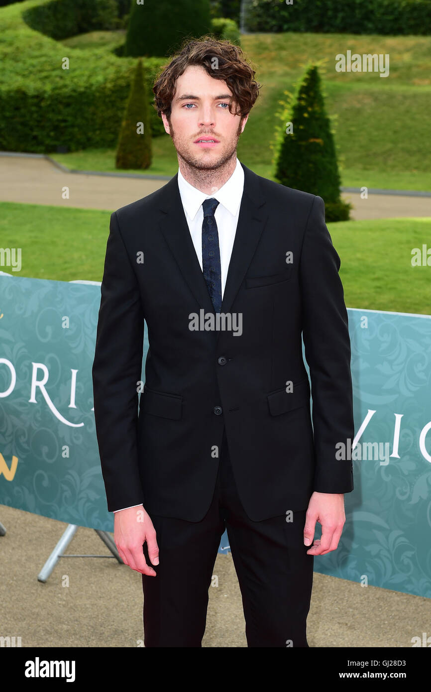 Tom Hughes attending the world premiere screening of ITV's Victoria at ...